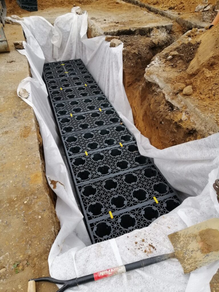 AquaCell Soakaway Weeting - Watlington Drain Renovations