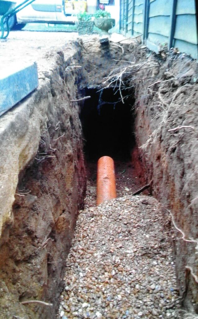 New Soakaway Wiggenhall St Germans - Watlington Drain Renovations